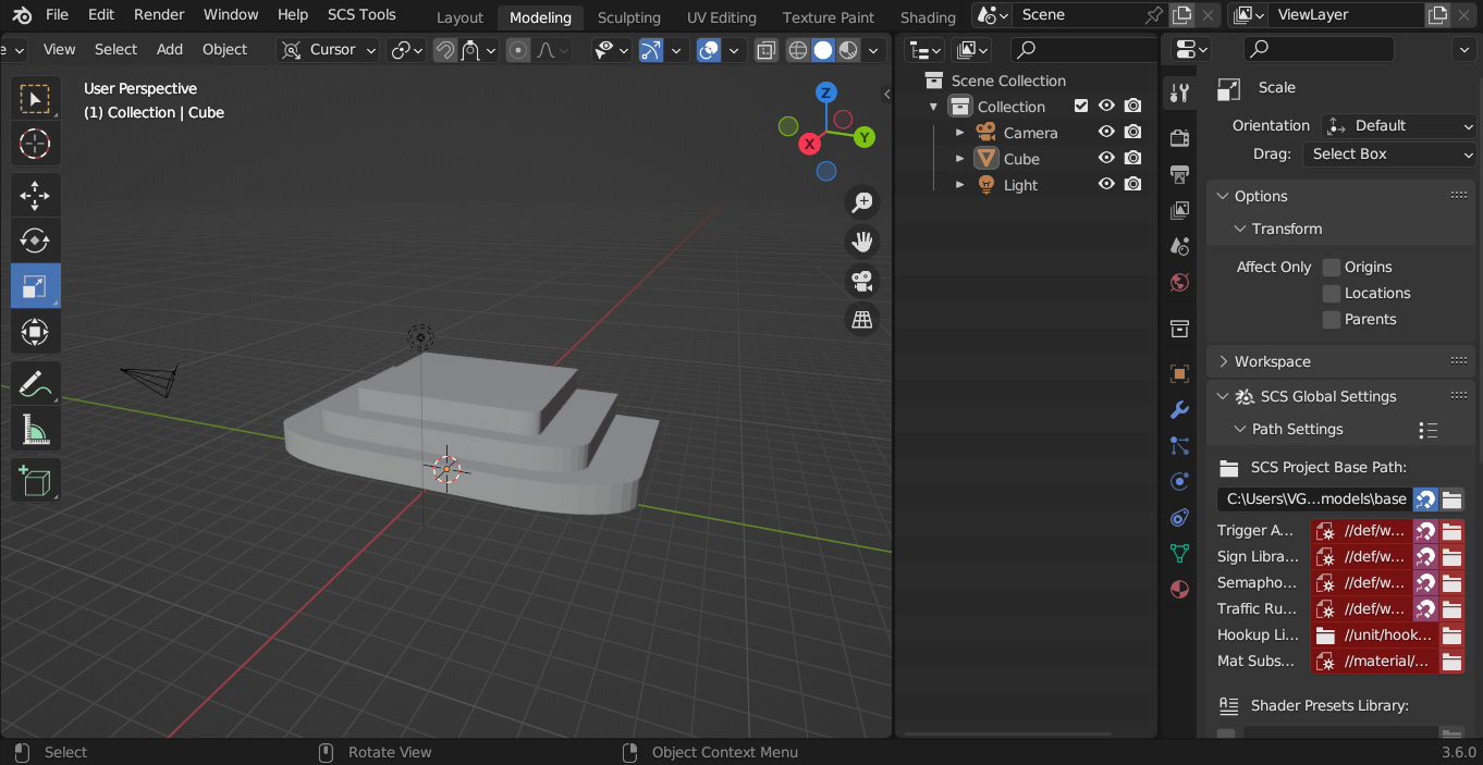 SCS Blender Tools для Euro truck simulator 2 (v.1.56)